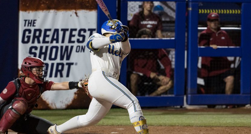'It's like a dream': Megan Grant makes history as UCLA dominates Arkansas