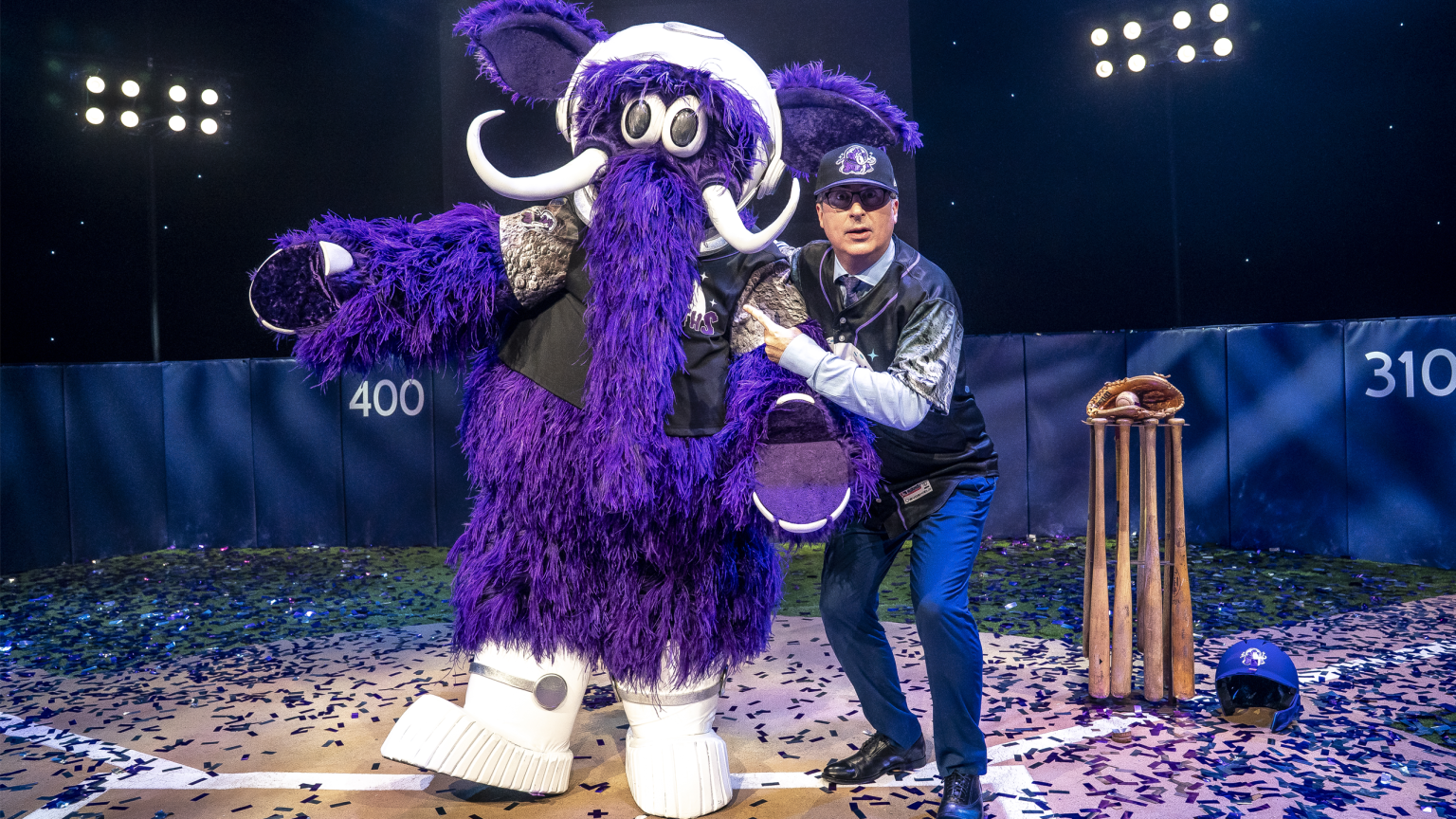 John Oliver and the Moon Mammoths mascot