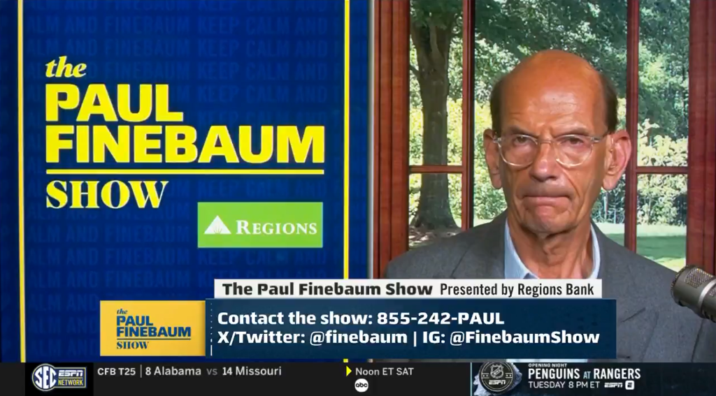 Paul Finebaum caller dropped after bringing up ESPN 'ban'