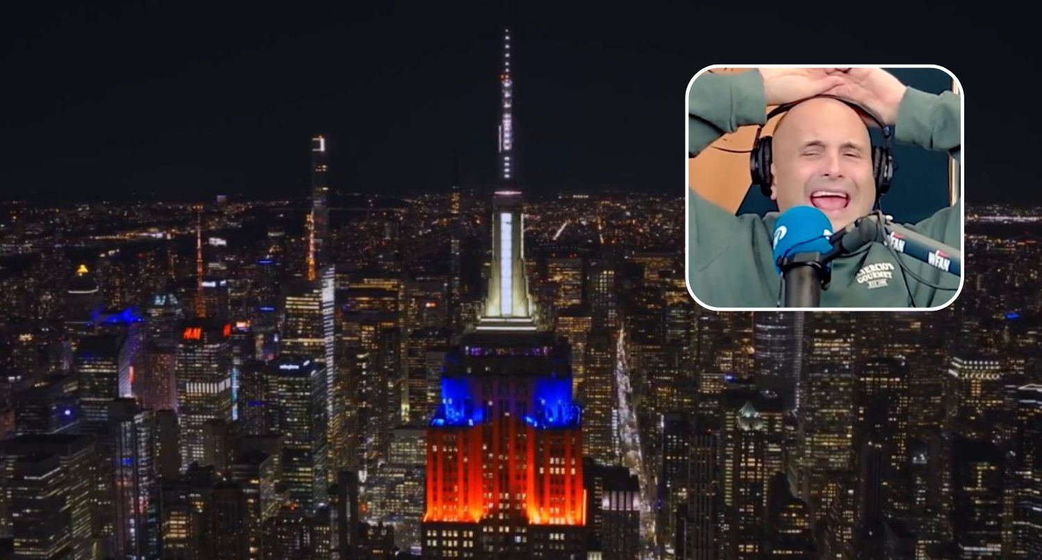 WFAN hosts sound off on Empire State Building's Patriots colors