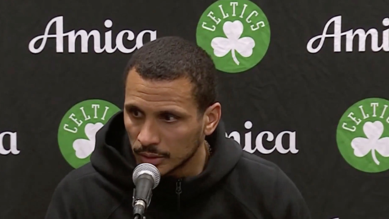 Joe Mazzulla answers 'illegal screen' to every question after loss